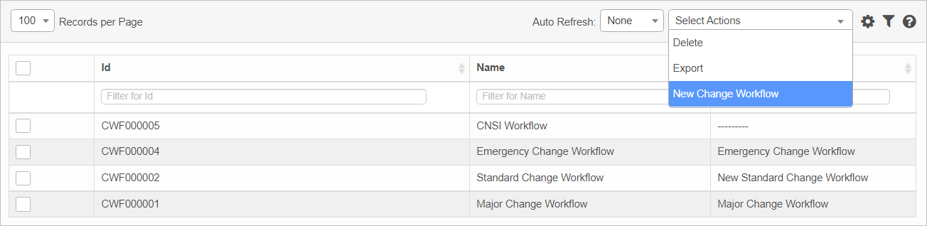 Change State Workflow